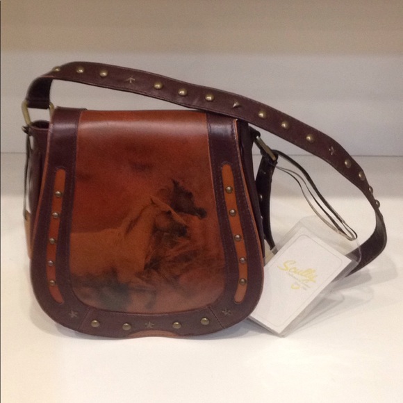 Scully | Bags | Scully Brown Saddle Leather Shoulder Bag | Poshmark